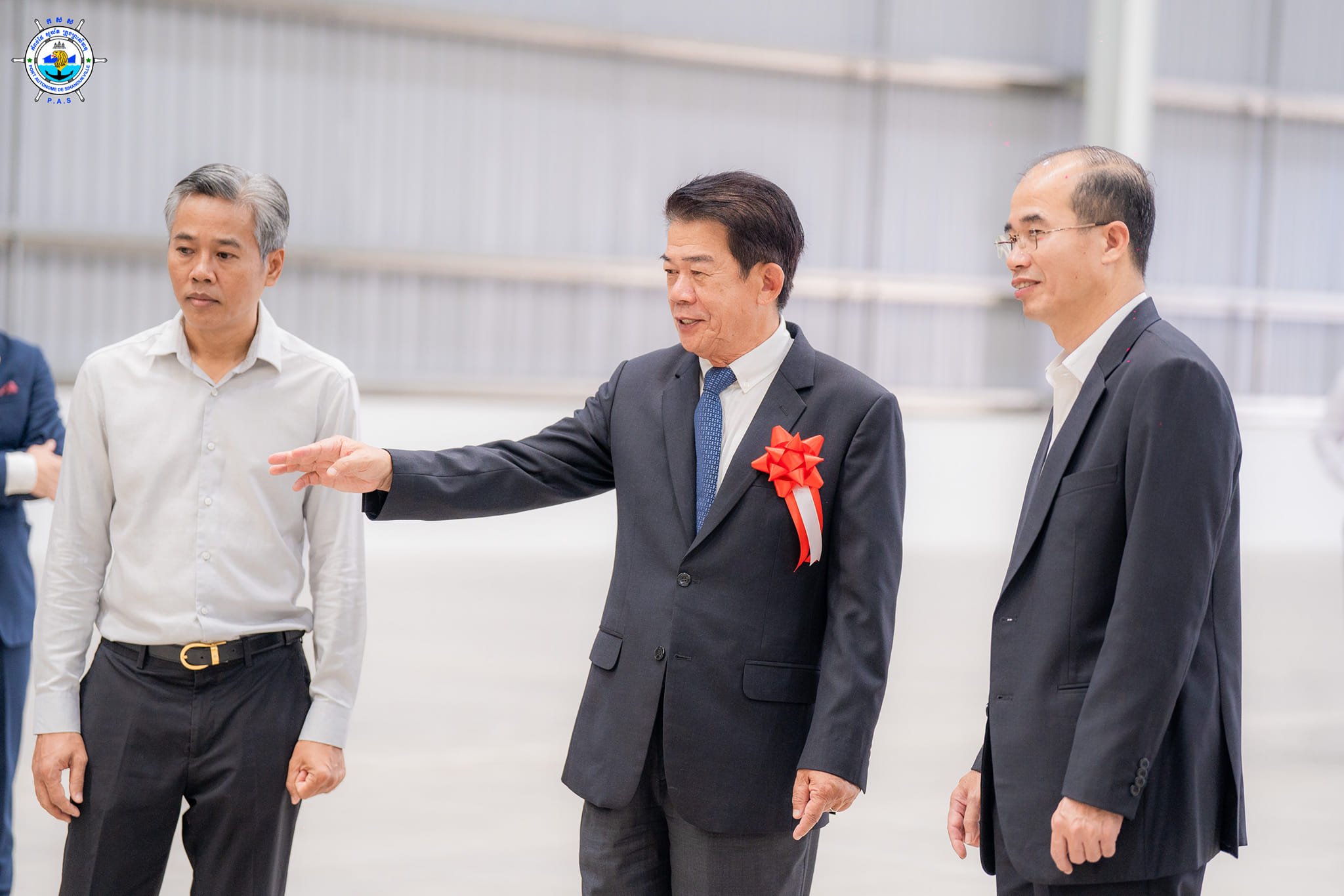 Held a completion ceremony of its own Sihanoukville FTZ Logistcs Center ...